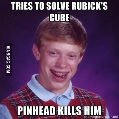 Bad luck with Rubick's Cube - 9GAG