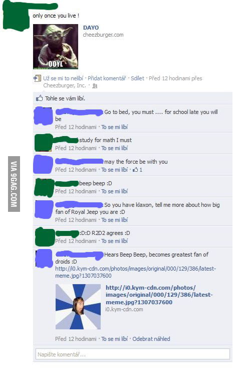 Epic facebook conversation - 9GAG
