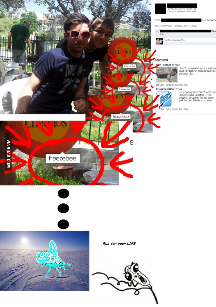 Freezebee! Wait... WHAT? - 9GAG