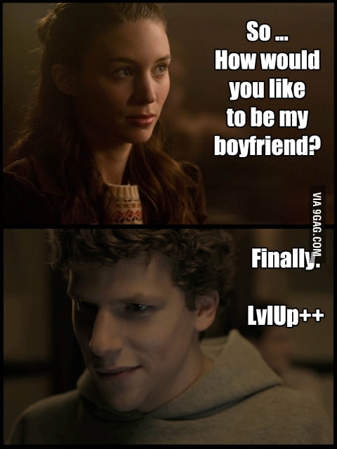 Relationship level up - 9GAG