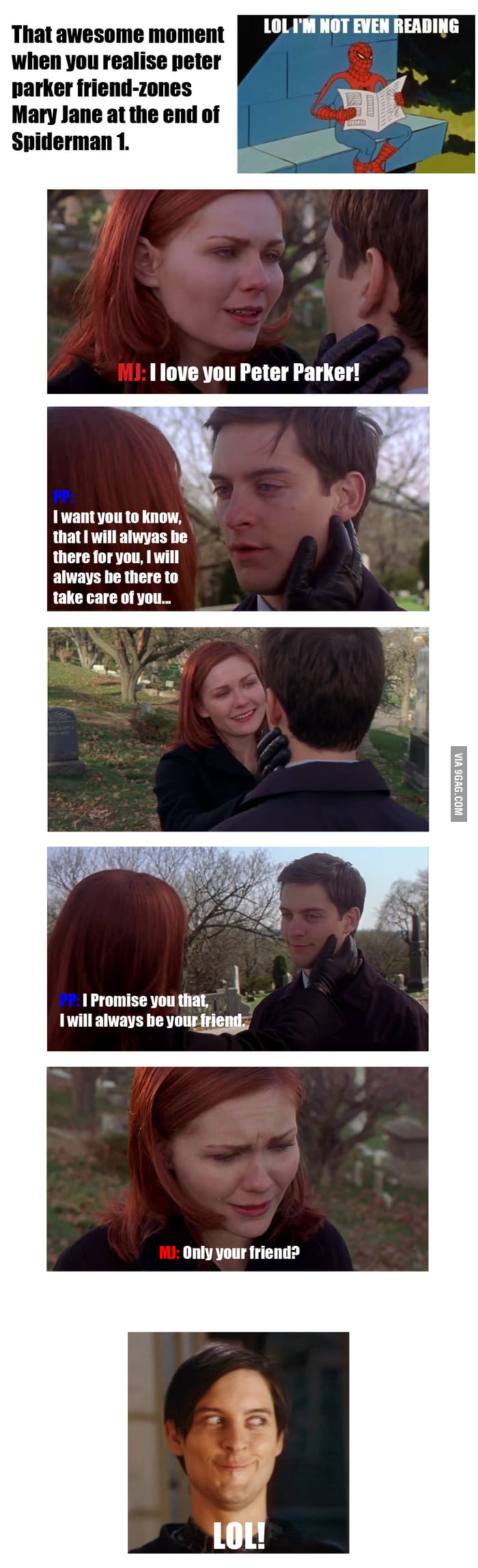 The Amazing Spider-Friendzone! - 9GAG