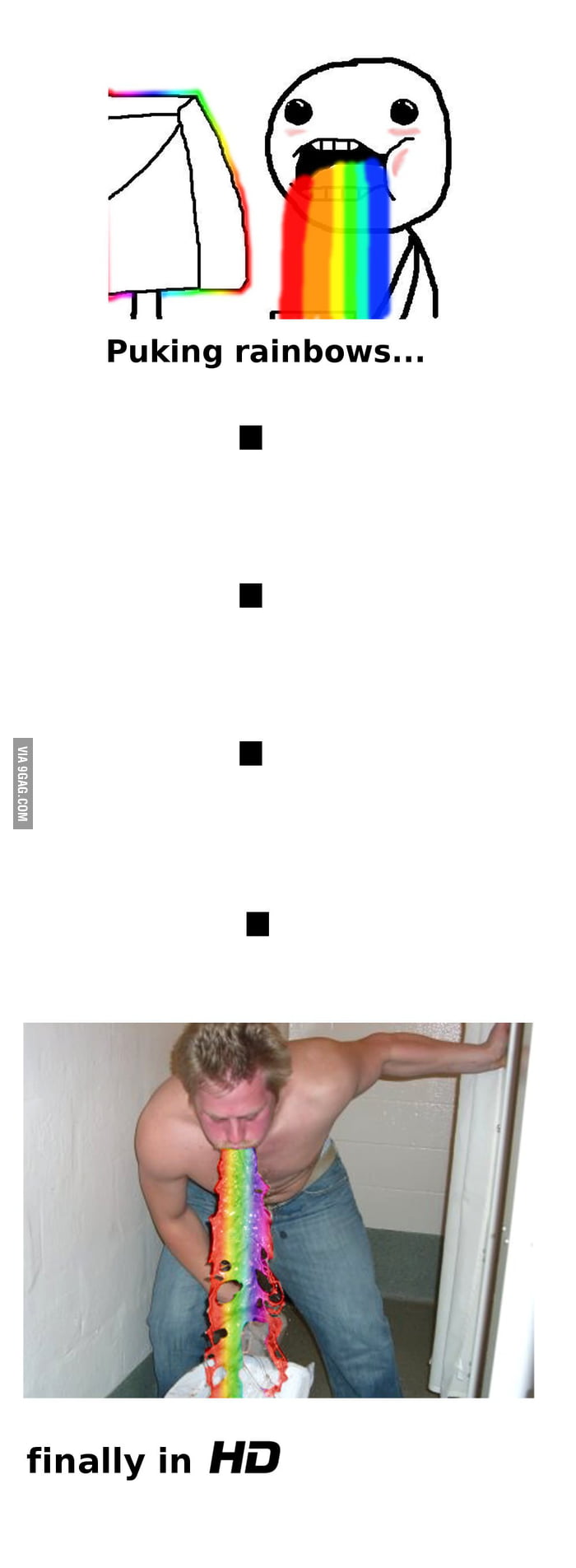 The future of puking rainbows - 9GAG