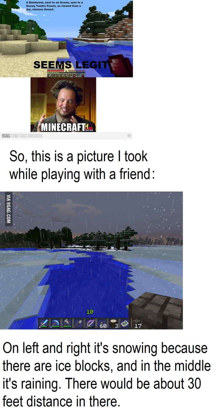 Minecraft and its awesome things - 9GAG
