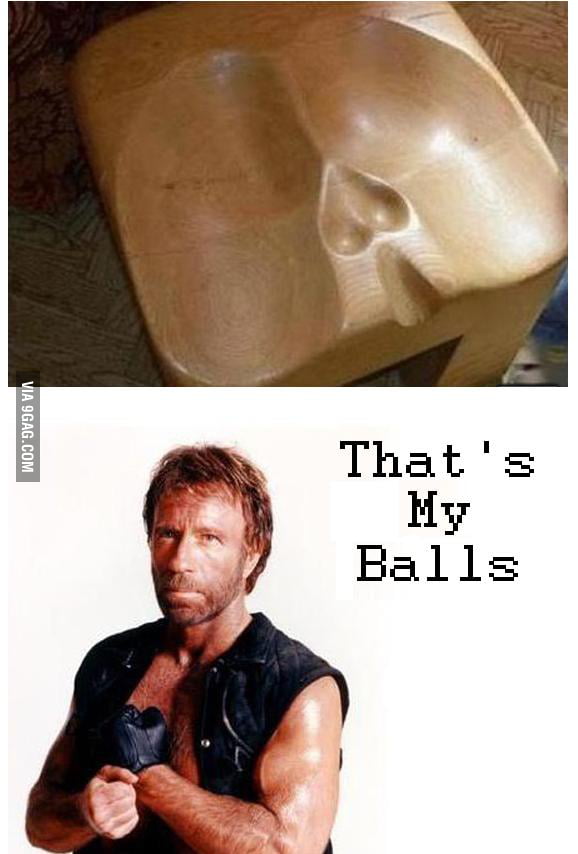 Chuck's balls ! - 9GAG
