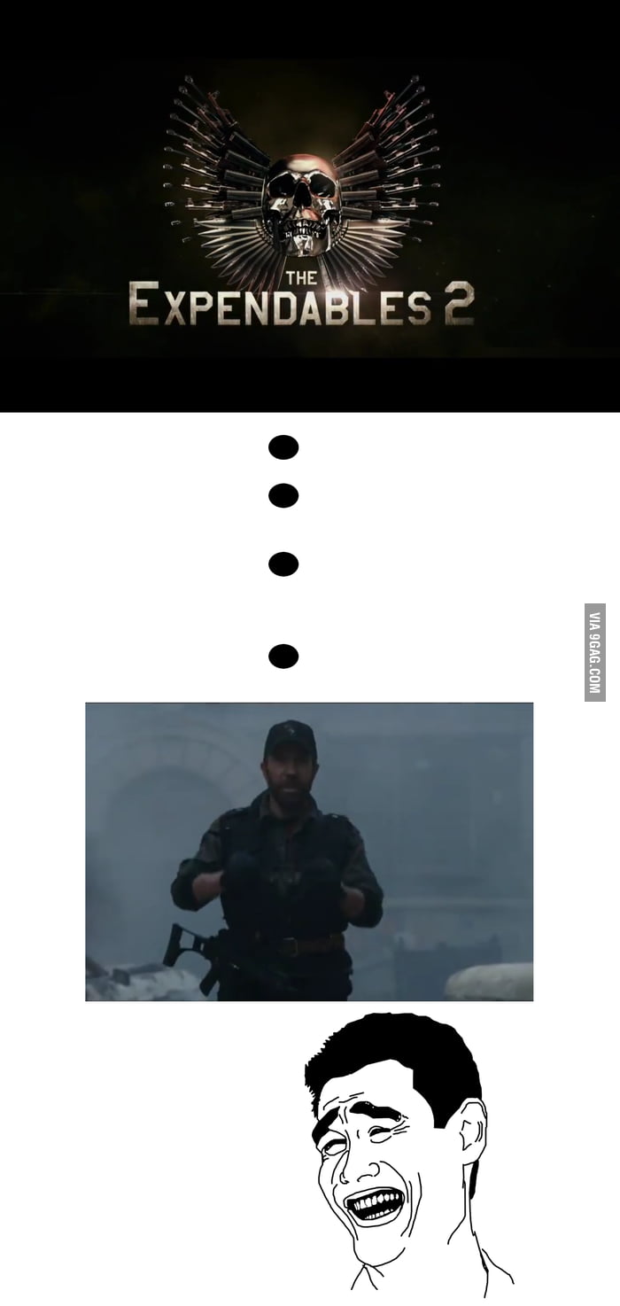 Expendables 2...wait.. WHAT! - 9GAG