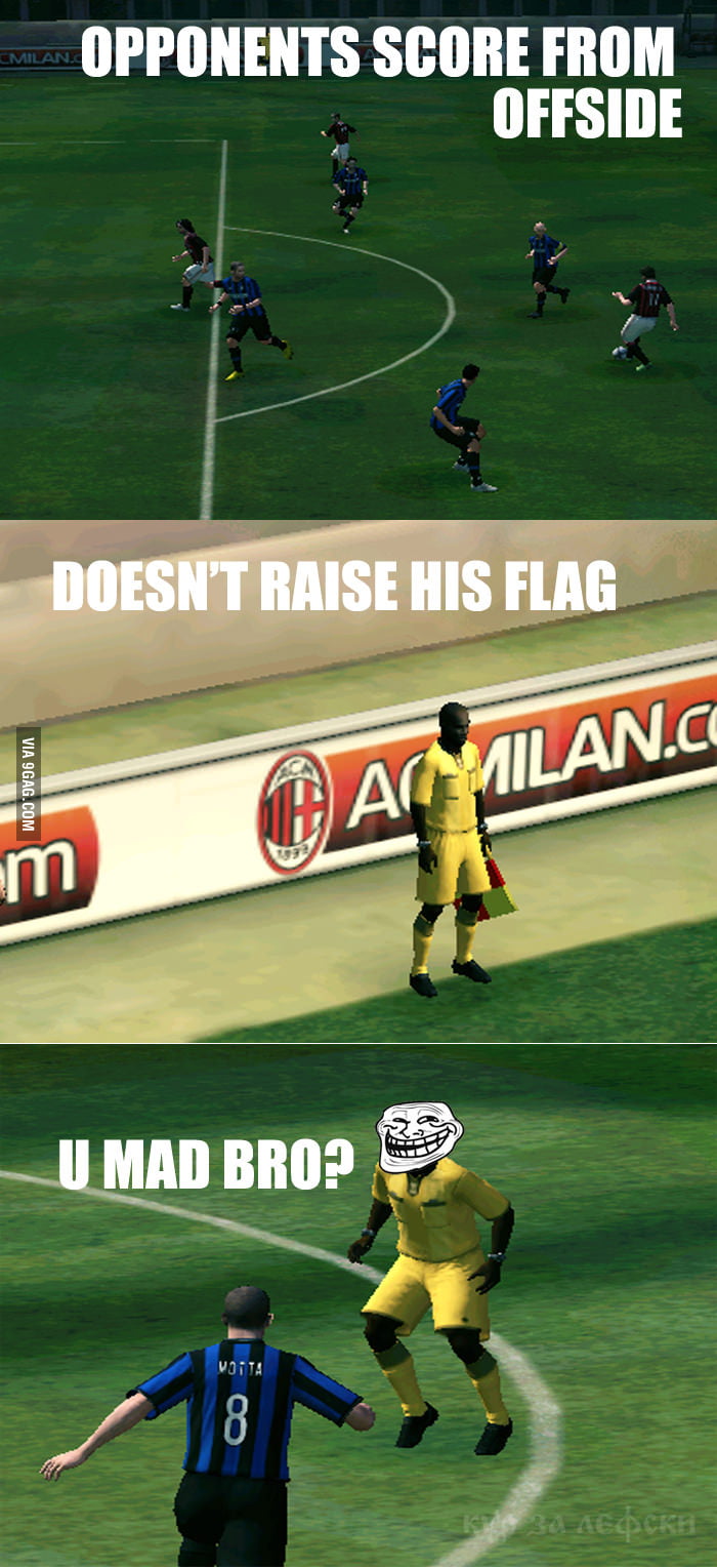 Scumbag PES referee - 9GAG