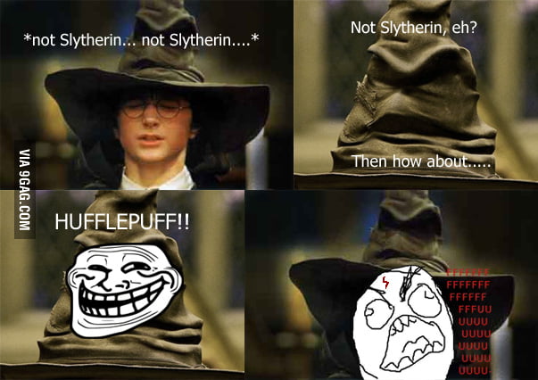 Trolling sorting hat - 9GAG