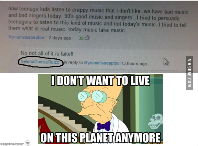 Music is dead - 9GAG
