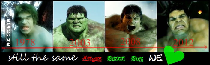 The Angry Green Guy - 9GAG