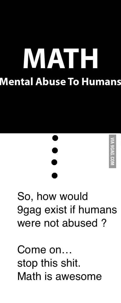 What actually math stands for.. - 9GAG