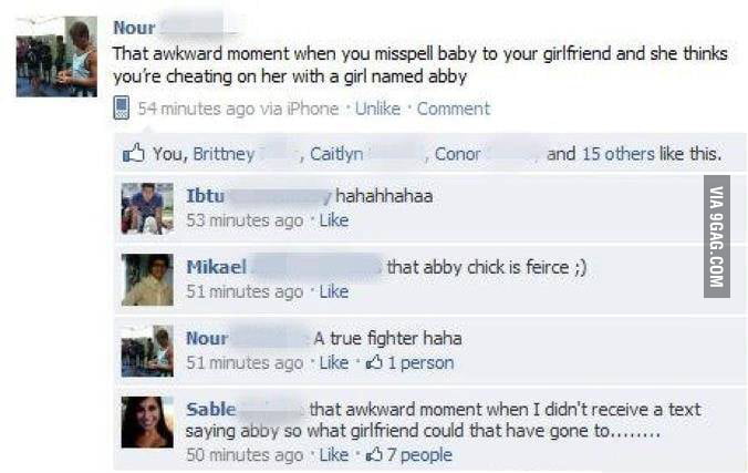 Tell Me Who's Abby... - 9GAG