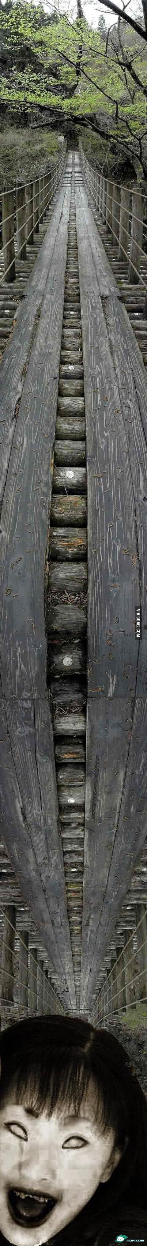 The horror bridge - 9GAG