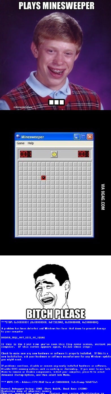 Bad luck Brian playing pc - 9GAG