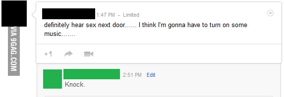 Knock. - 9GAG