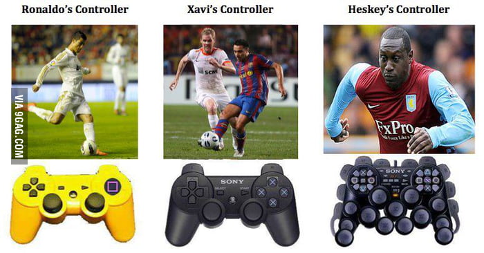 Football Controllers - 9GAG