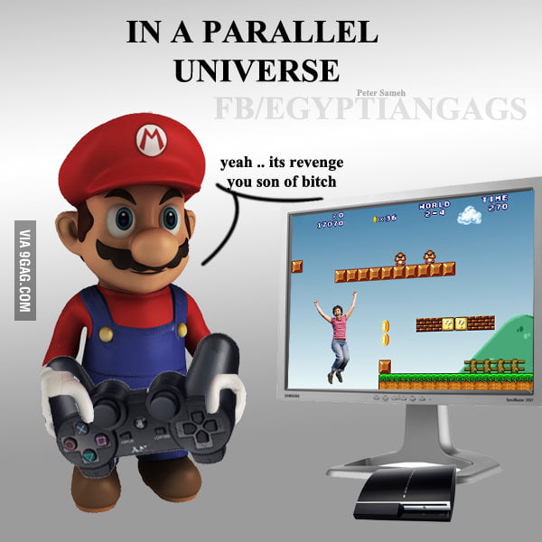 Super mario in a parallel universe - 9GAG
