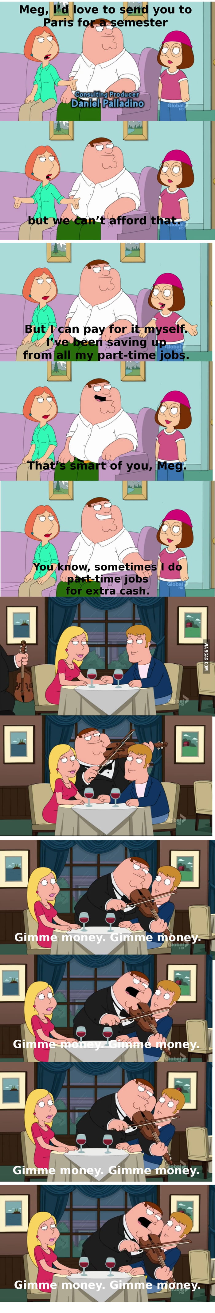 Peter´s Millionaire job - 9GAG