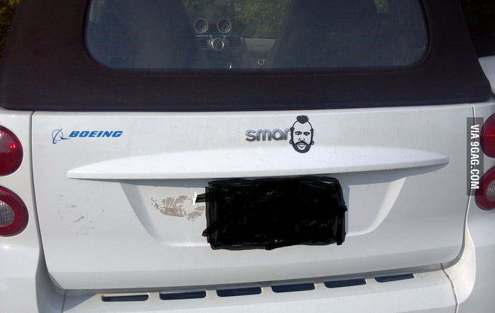 Awesome Smart Car sticker is AWESOME!!! - 9GAG