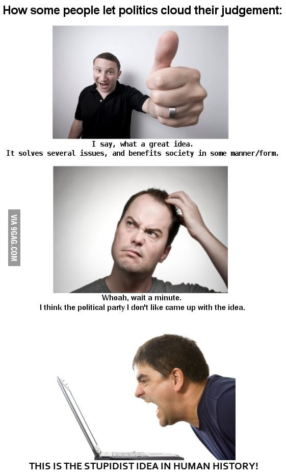 Independent thought is over-rated. I think. Oh, hang on... - 9GAG