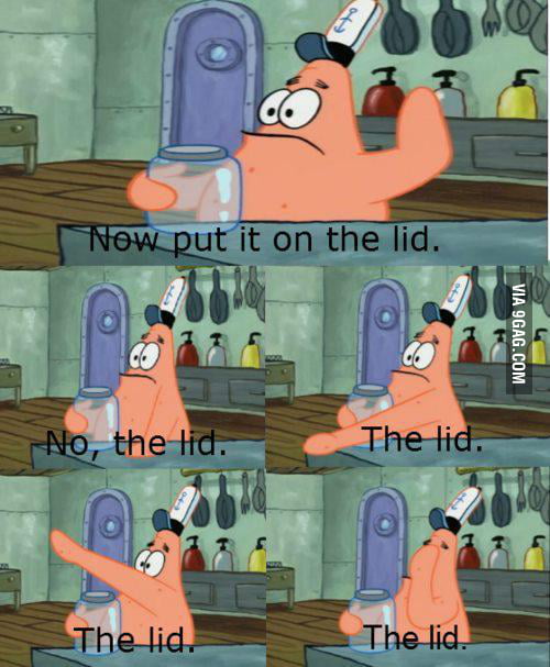 Just Patrick Being Patrick - 9GAG