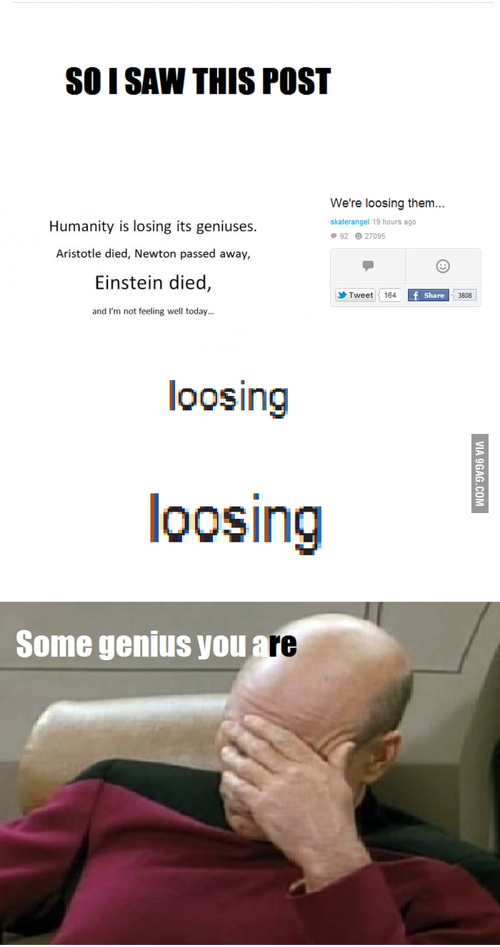 Genius face palm - 9GAG