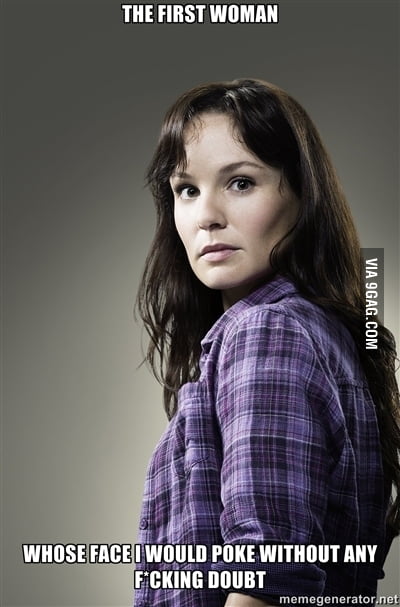 Poke her face - 9GAG