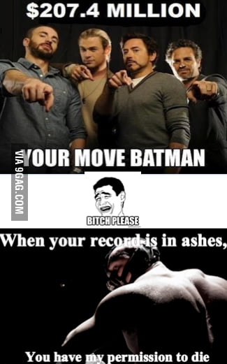 Bane is angry... - 9GAG