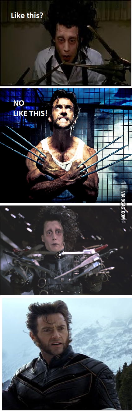 Nice Try Scissorhands! - 9GAG