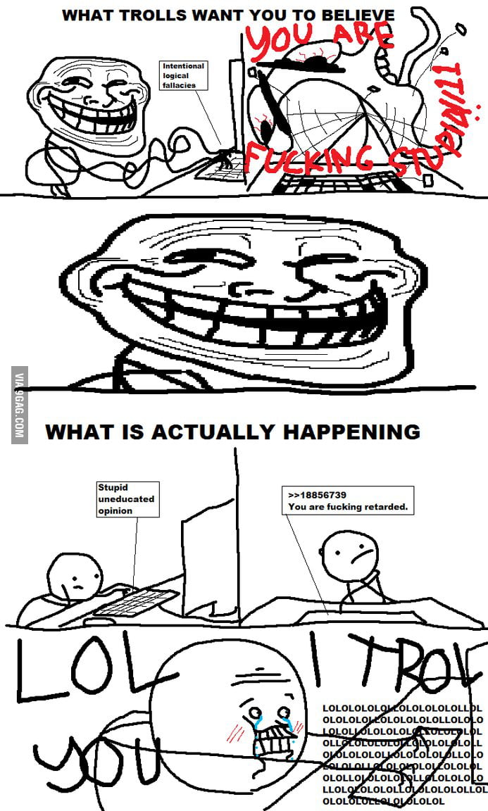 First time trollface appeared, Whynne from DeviantART - 9GAG