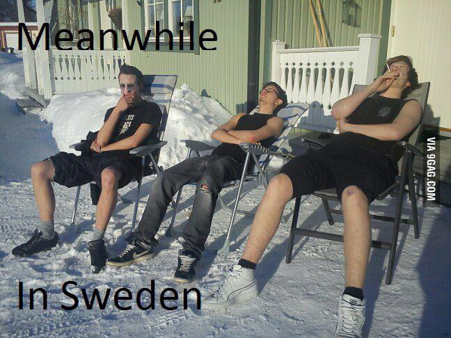 Meanwhile in Sweden... - 9GAG