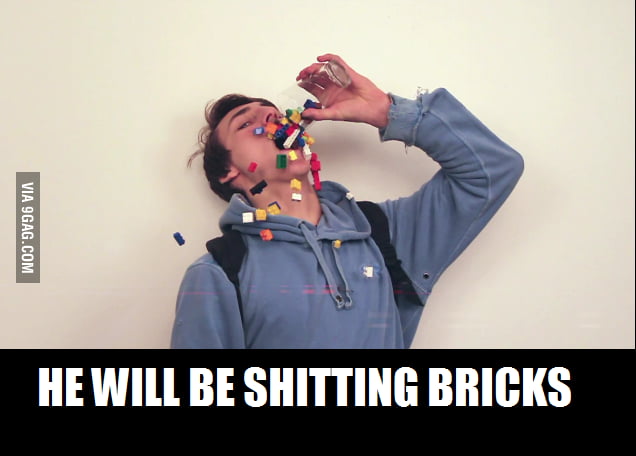 Shitting Bricks - 9GAG