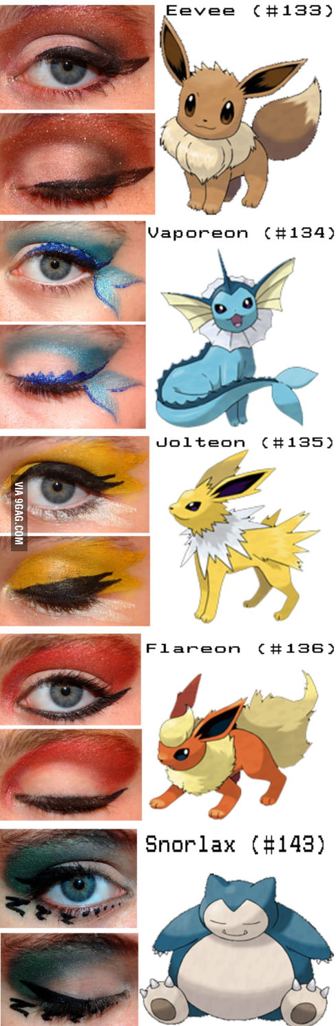 Pokemon make-up - 9GAG