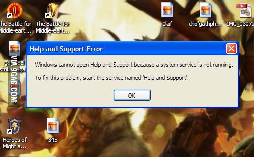 Windows xp being awesome as always... - 9GAG