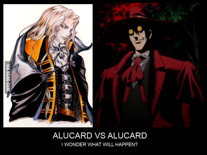 Maybe Alucard (right) is Alucard's (left) father? - 9GAG
