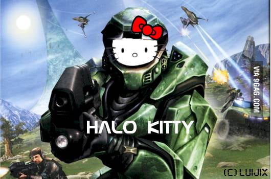 Halo + Hello Kitty = - 9GAG