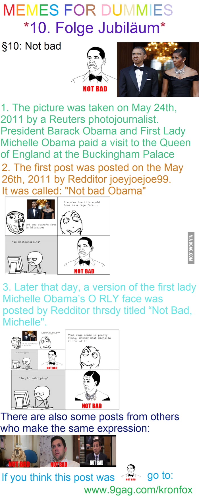 Memes for dummies 10: Not bad - 9GAG