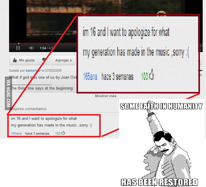 Listening music and then BAM! - 9GAG