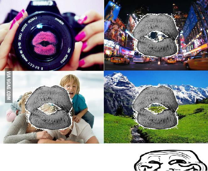 That's why not kiss your camera's lens - 9GAG
