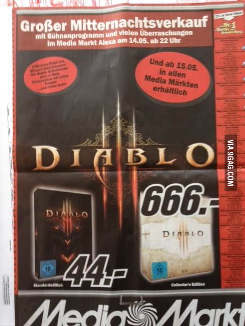 For Diablo Fans Over 666! - 9GAG