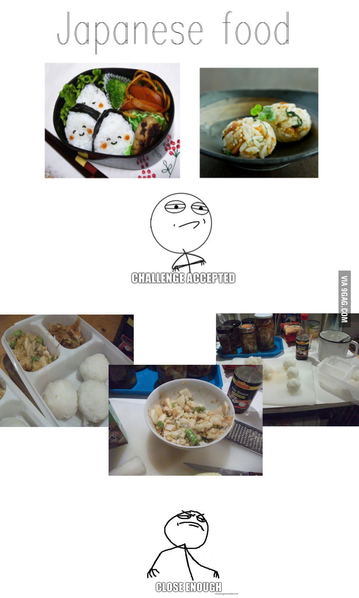 Japanese food - challenge accepted - 9GAG