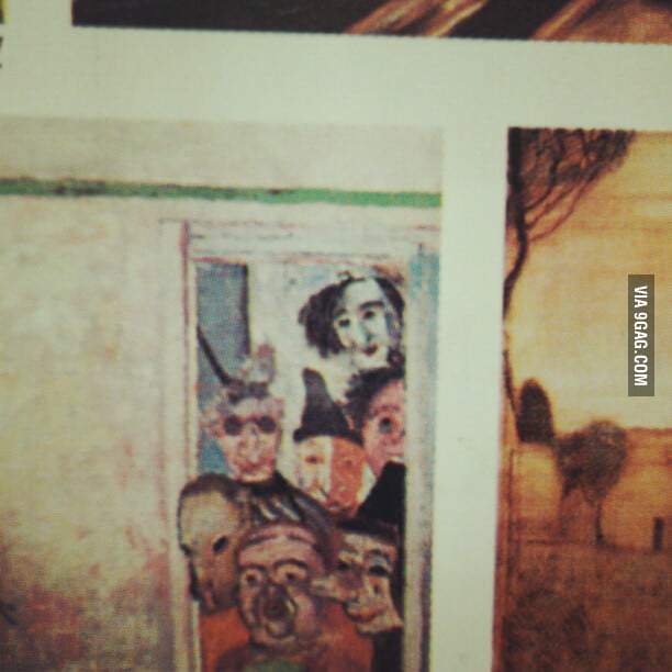Jigsaw on Baron James Ensor's painting from 1891 - 9GAG