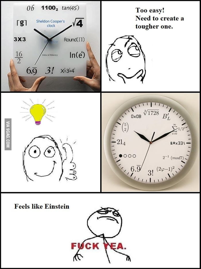 Engineering clock - 9GAG