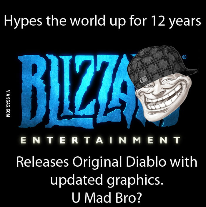 Blizzard trolling Diablo fans again. - 9GAG