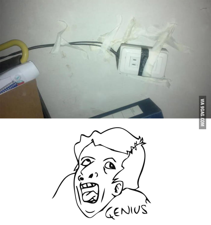 Genius engineer strikes again - 9GAG
