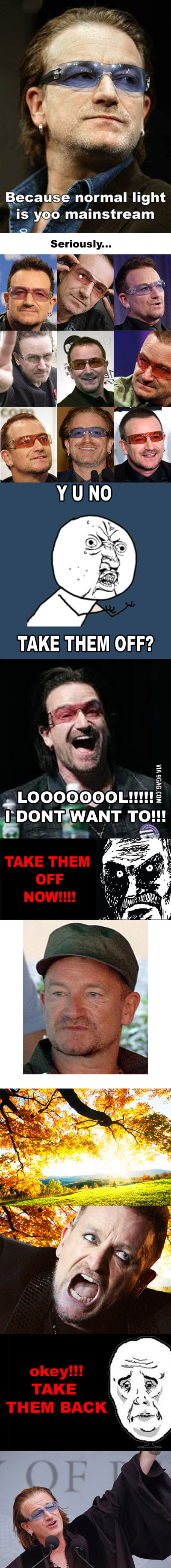 Bono is awesome!!!! - 9GAG