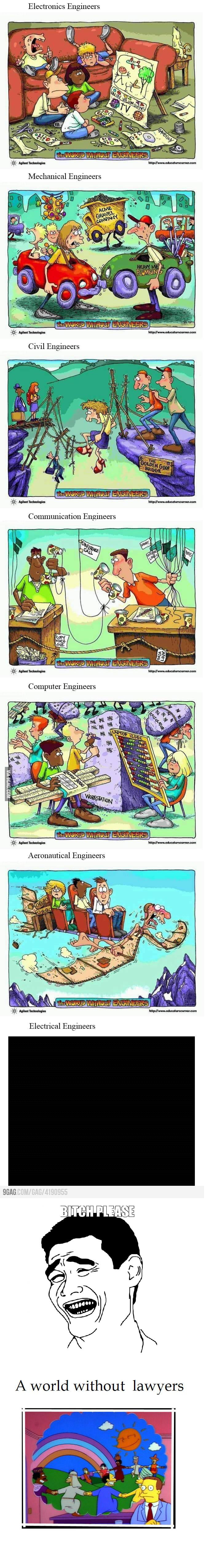 A world without engineers (can't find the fix button) - 9GAG