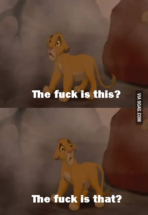 Confused Simba is confused - 9GAG
