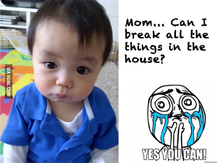 Baby Superpower Level 1 - 9GAG