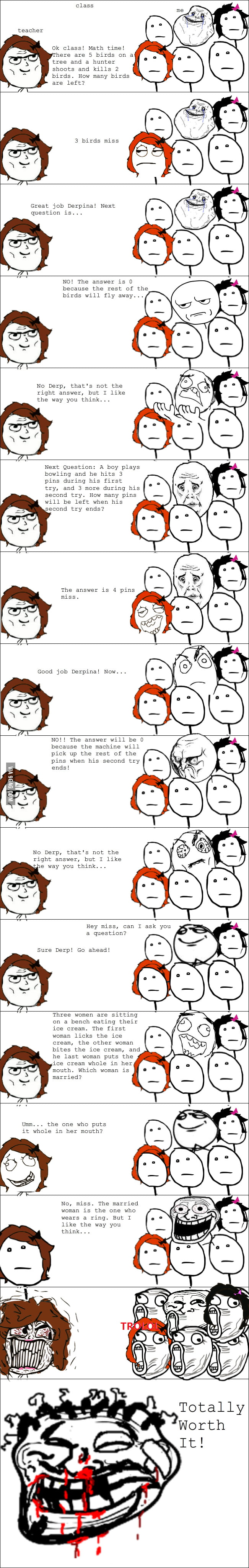 Trolling in the class - 9GAG