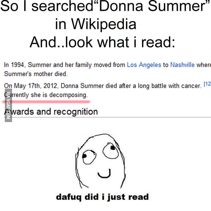 Random wikipedia article - 9GAG